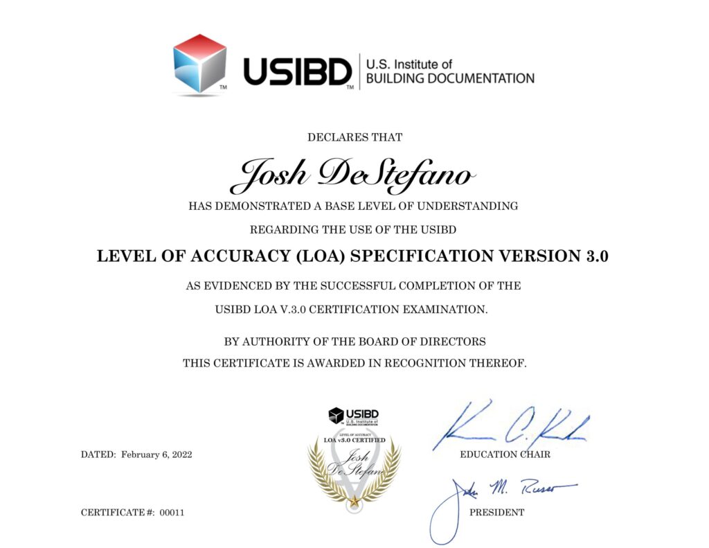 Level of Accuracy (LOA) | USIBD